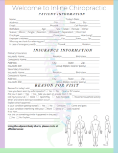 Intake Forms - Inline Chiropractic